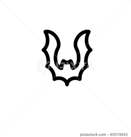 Bat mark - Stock Illustration [69578842] - PIXTA