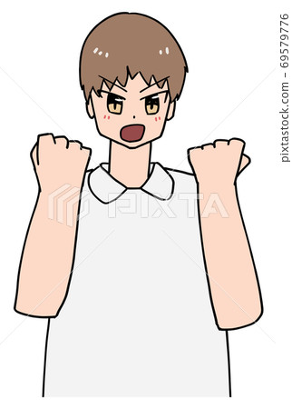 Energetic and guts pose nurse - Stock Illustration [69579776] - PIXTA