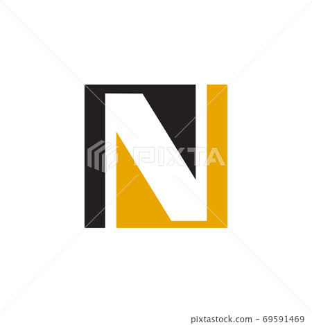 N letter logo design vector template - Stock Illustration [69591469 ...