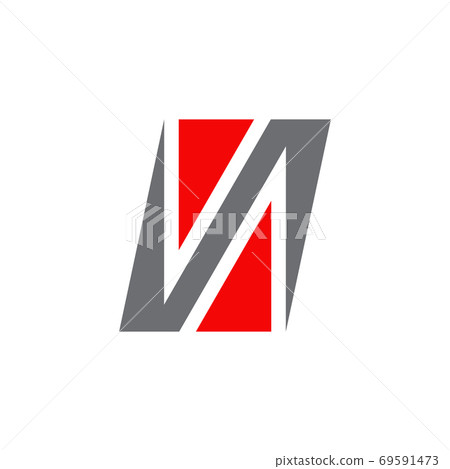 N letter logo design vector template - Stock Illustration [69591473 ...