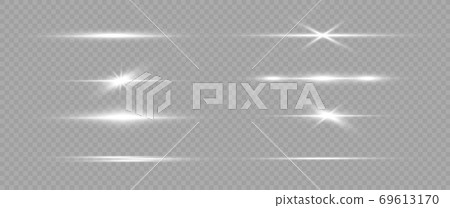 White horizontal line. - Stock Illustration [69613170] - PIXTA