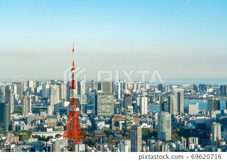 [Tokyo] City landscape - Stock Illustration [69620716] - PIXTA