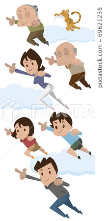 Let's go family - Stock Illustration [69621238] - PIXTA