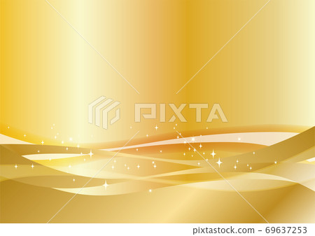 Glittering gorgeous gold curve background - Stock Illustration ...
