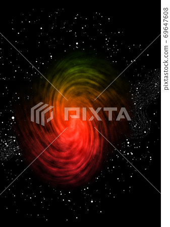 Small part of an infinite star field. 3D rendering-插圖素材 [69647608 ...