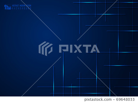 Abstract gradient blue tech design of line... - Stock Illustration ...