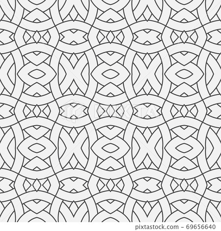 Intersecting circles and oval shapes. - Stock Illustration [69656640 ...