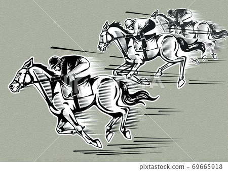 A high speeding concept in hand-drawn... - Stock Illustration [69665918 ...