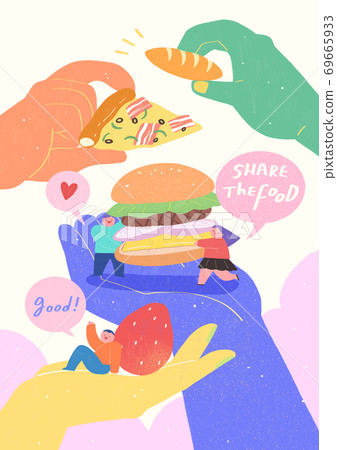 Sharing economy and smart consumption concept... - Stock Illustration ...