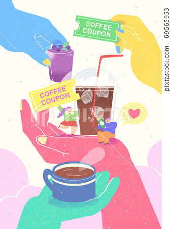 Sharing economy and smart consumption concept... - Stock Illustration ...