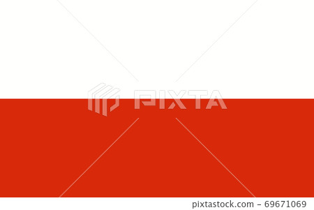 Poland flag, official colors and proportion... - Stock Illustration ...