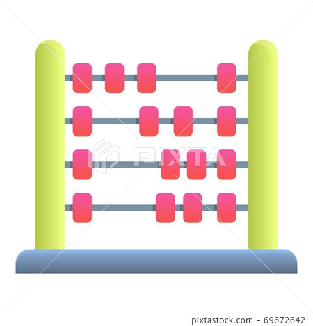 Abacus icon, cartoon style - Stock Illustration [69672642] - PIXTA