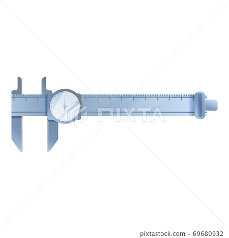 Gauge caliper icon, cartoon style - Stock Illustration [69680932] - PIXTA