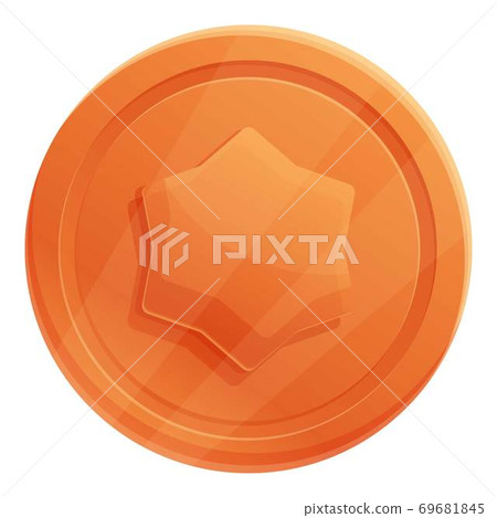 Bonus token icon, cartoon style - Stock Illustration [69681845] - PIXTA