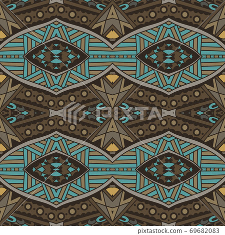 Tribal vintage abstract geometric ethnic... - Stock Illustration ...