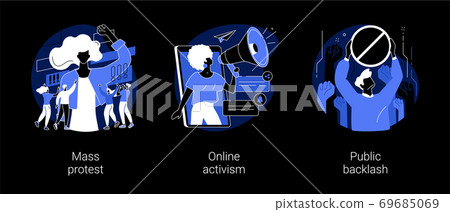 Social movement abstract concept vector... - Stock Illustration ...
