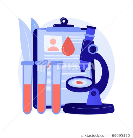 Blood testing abstract concept vector... - Stock Illustration [69695350 ...