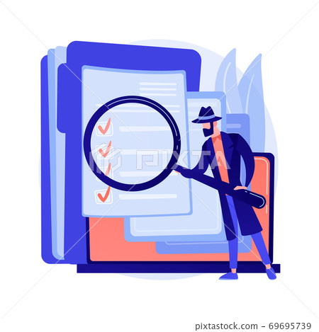 Private investigation abstract concept vector... - Stock Illustration ...