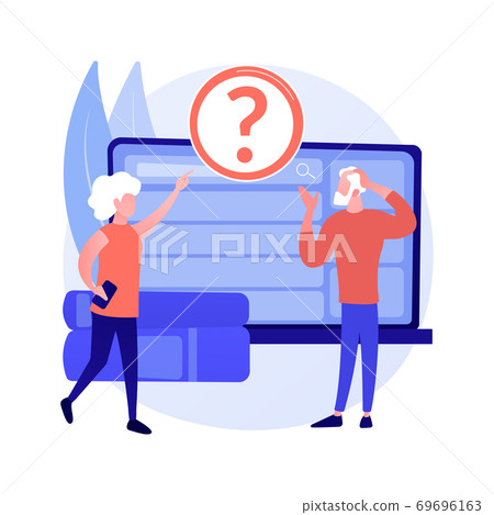 Low-technical communication abstract concept... - Stock Illustration ...