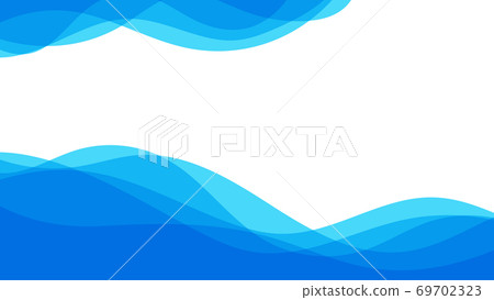 Abstract patterns blue sea ocean wave banner... - Stock Illustration ...