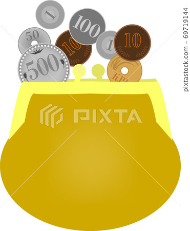 Illustration of coins popping out of a... - Stock Illustration ...