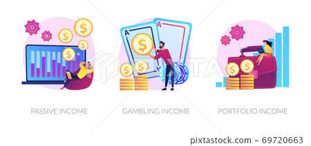 Income types vector concept metaphors. - Stock Illustration [69720663 ...