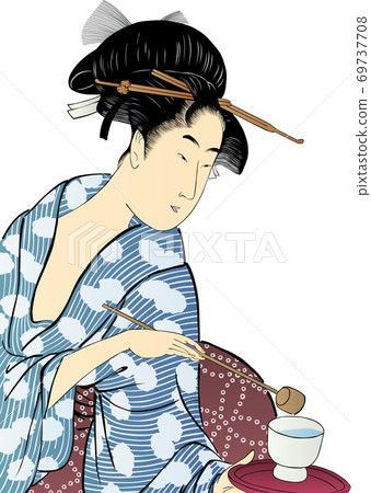 Ume is a branch and the word is part 2 - Stock Illustration [69737708 ...