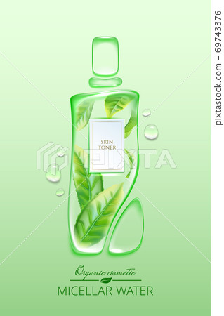 Original advertising poster design with water... - Stock Illustration ...
