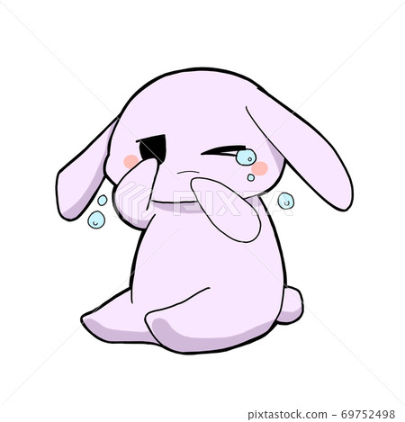 Crying rabbit - Stock Illustration [69752498] - PIXTA