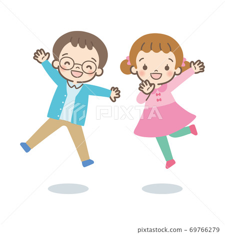 chum, friend, pal - Stock Illustration [69766279] - PIXTA