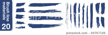 Brush touch material, ink splash, handwritten... - Stock Illustration ...