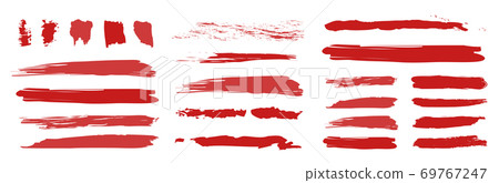 Brush touch material, ink splash, handwritten... - Stock Illustration ...