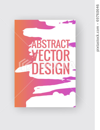 Abstract poster templates. Colorful threads... - Stock Illustration ...