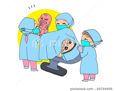 Caesarean section - Stock Illustration [69784409] - PIXTA