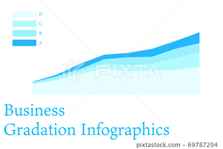 Blue-based infographics, graphs, charts and tables - Stock Illustration ...