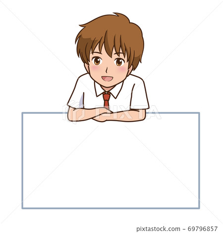 Illustration of a man giving a guide - Stock Illustration [69796857 ...