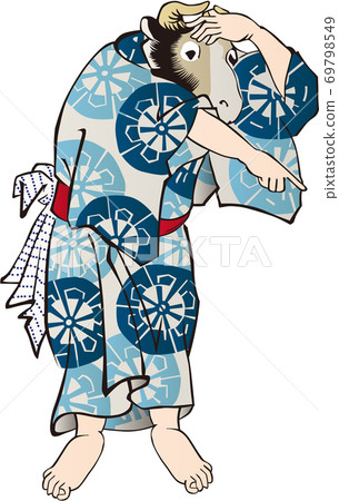 Ukiyo-e Ushio Part 6 - Stock Illustration [69798549] - PIXTA
