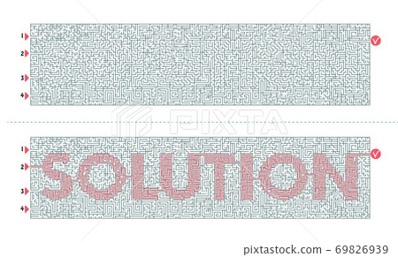find a solution educational game - Stock Illustration [69826939] - PIXTA