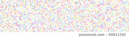 Festive awesome confetti. Celebration stars. Color - Stock Illustration ...