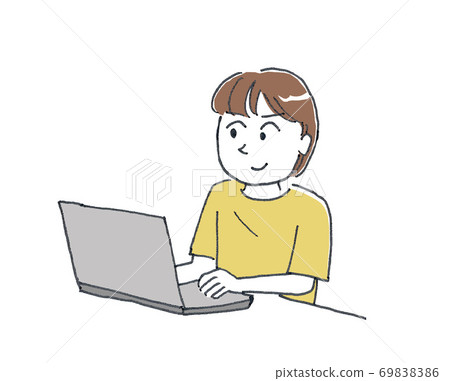Programming elementary school students - Stock Illustration [69838386 ...