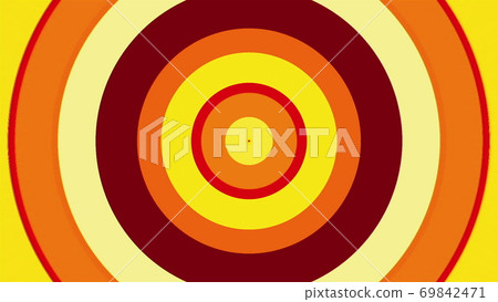 Colorful round tunnel with radial stripes,... - Stock Illustration ...