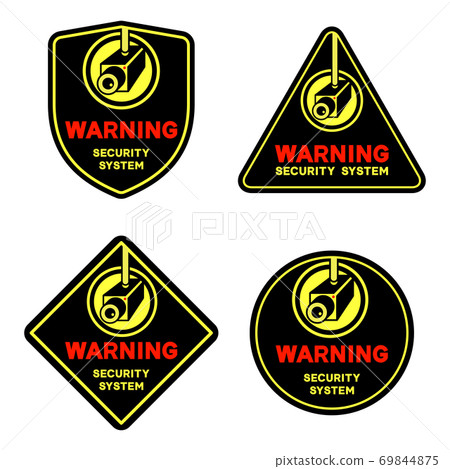 Variations of security / security stickers - Stock Illustration ...