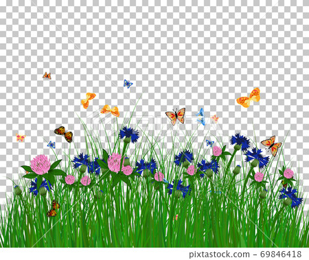 Meadow color - Stock Illustration [69846418] - PIXTA