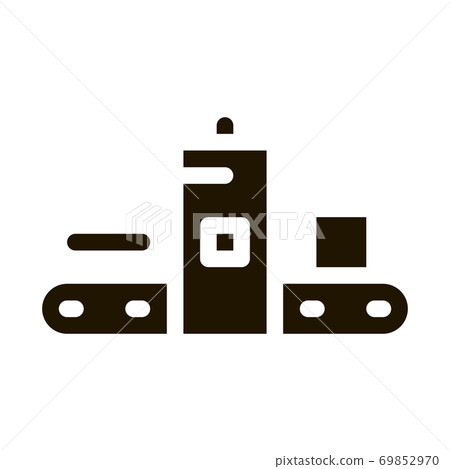 Foundry Metallurgical Icon Vector Illustration - Stock Illustration ...