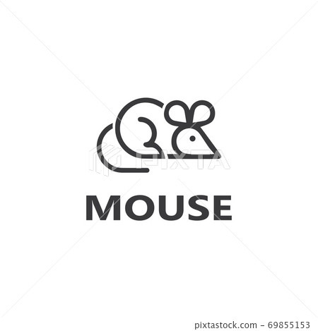 Mouse animal logo icon vector - Stock Illustration [69855153] - PIXTA