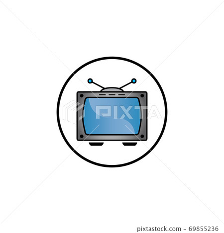 TV , LCD, LED, monitor icon vector illustration - Stock Illustration ...