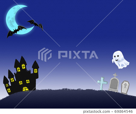 Halloween background material - Stock Illustration [69864546] - PIXTA
