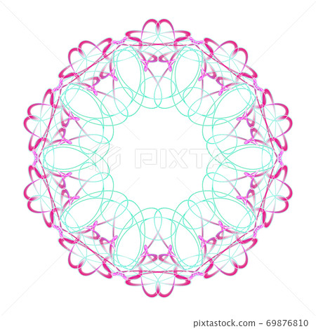 Beautiful decagon (transparent PNG background)... - Stock Illustration ...