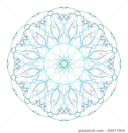 Beautiful dodecagon (transparent PNG... - Stock Illustration [69877004 ...