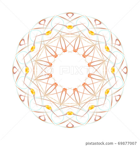 Beautiful dodecagon (transparent PNG... - Stock Illustration [69877007 ...